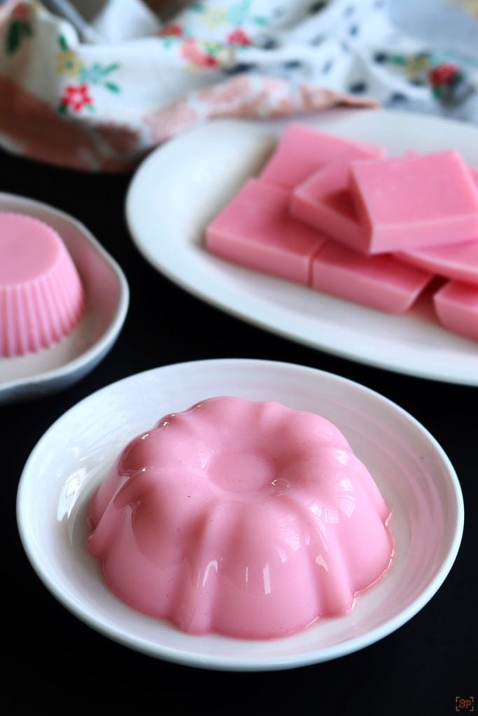 Rose Pudding Recipe - Sharmis Passions