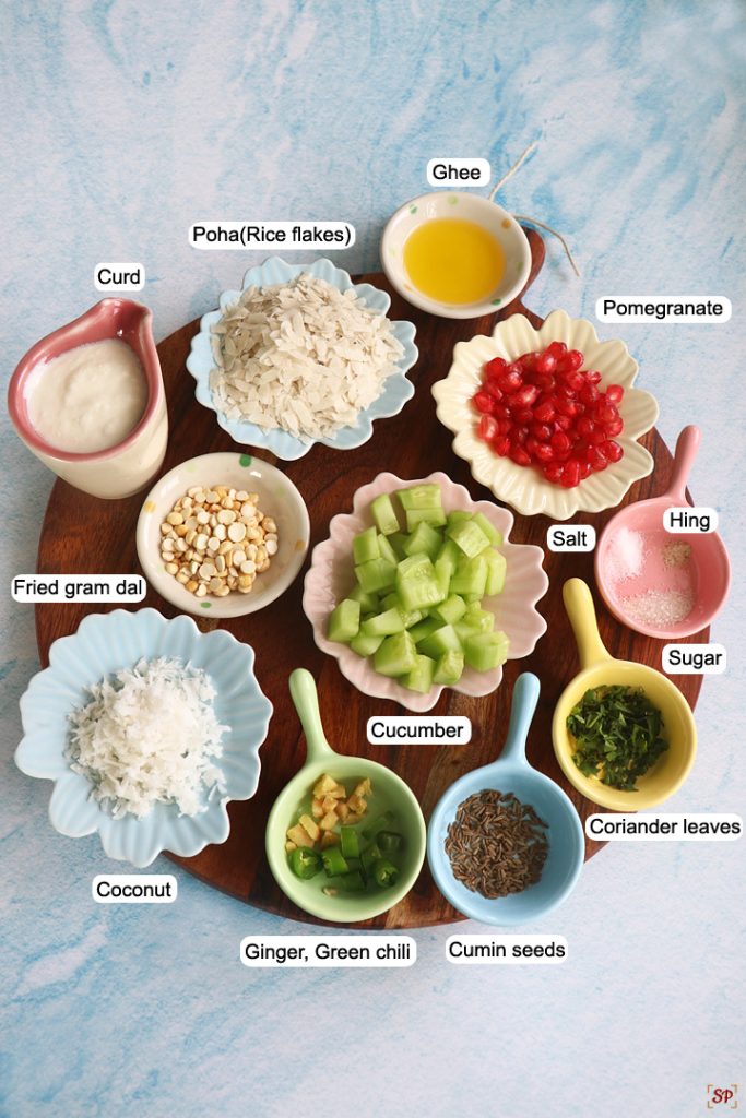 Gopalkala Recipe | Dahi Poha Recipe - Sharmis Passions