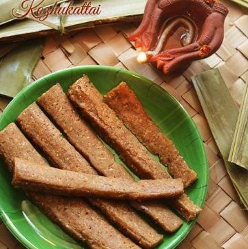 Panai Olai Kozhukattai Recipe - Sharmis Passions