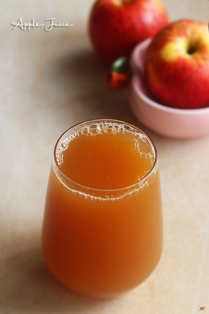 Apple Juice Recipe - Sharmis Passions