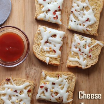 Cheese Toast Recipe- Sharmis Passions