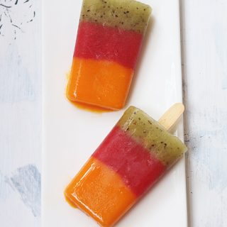 Mango Watermelon Kiwi Popsicle Recipe - Sharmis Passions