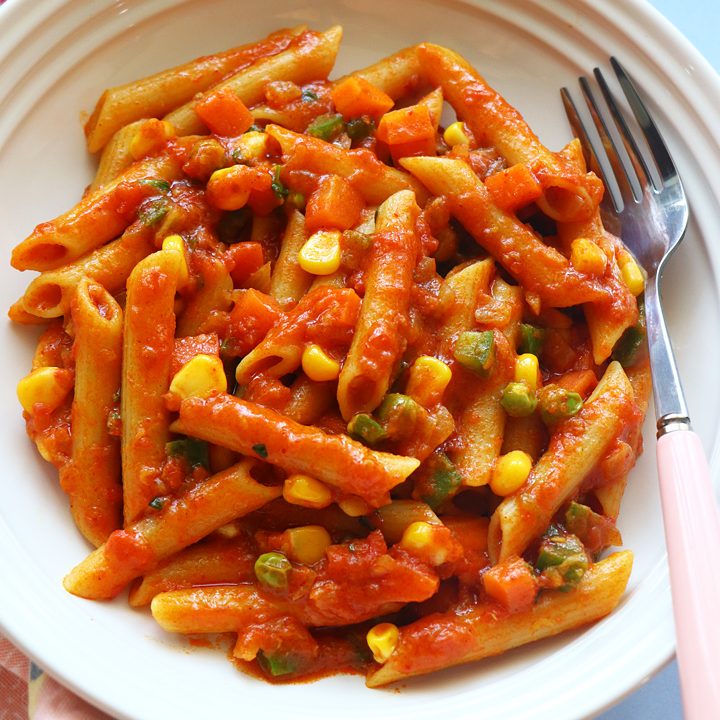 Masala Pasta Recipe Sharmis Passions