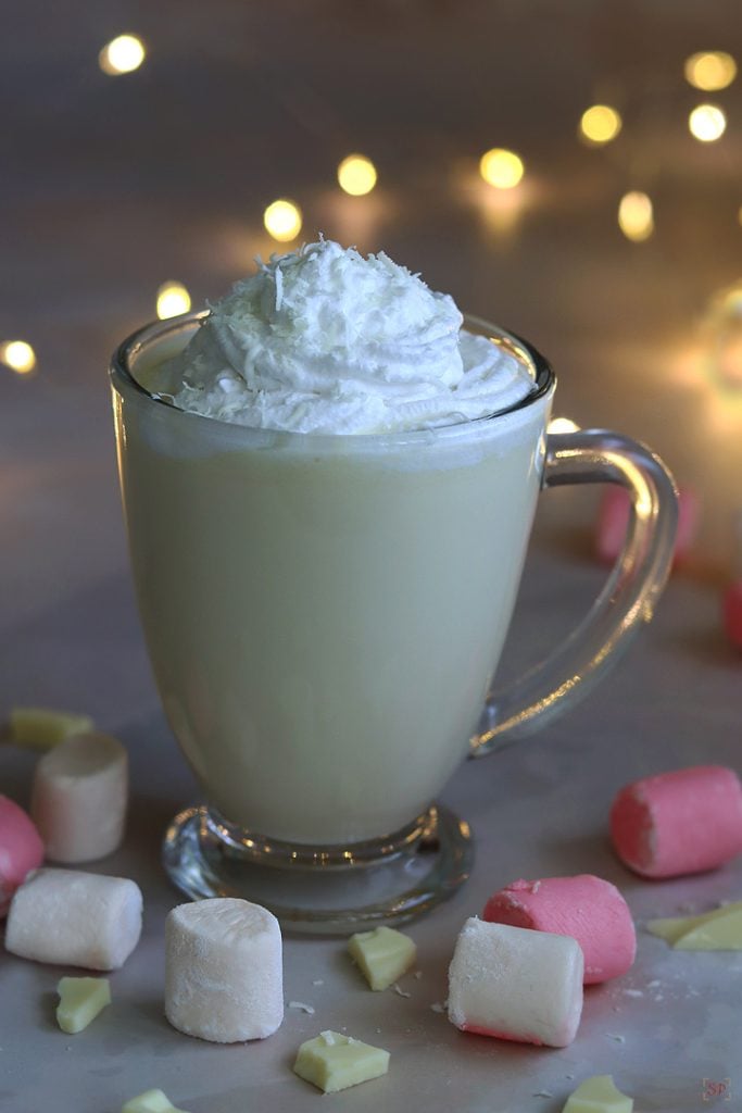White Hot Chocolate Recipe - Sharmis Passions