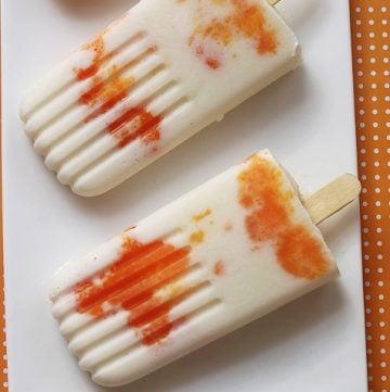 Carrot Yogurt Popsicles Recipe - Sharmis Passions