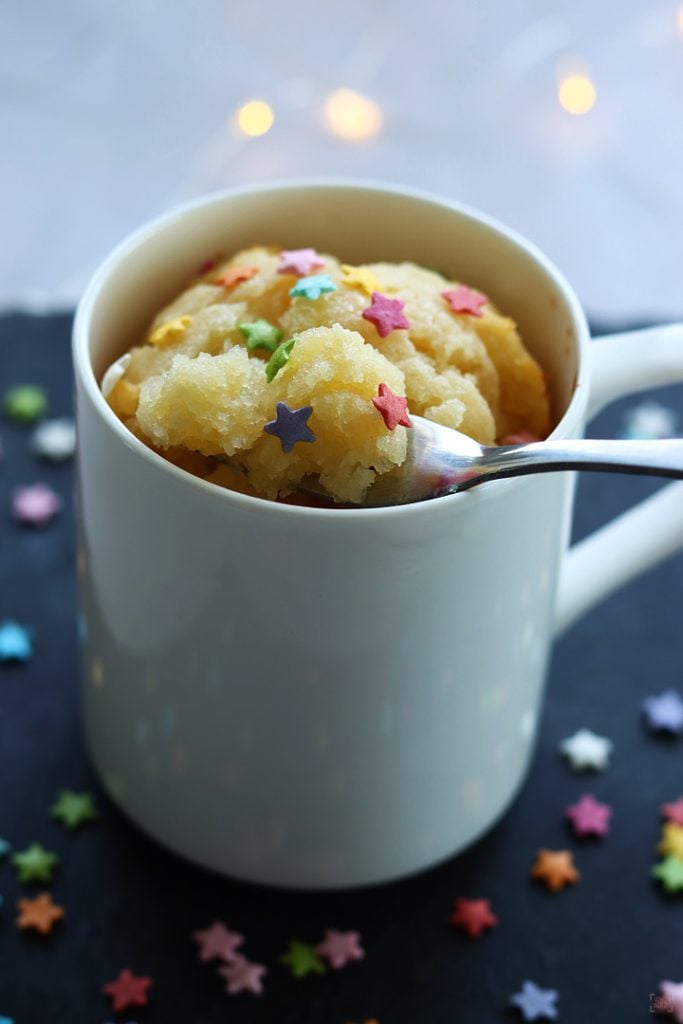 Vanilla Mug Cake Recipe - Sharmis Passions