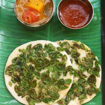 Veg Uttapam Recipe | Vegetable Oothapam Recipe - Sharmis Passions