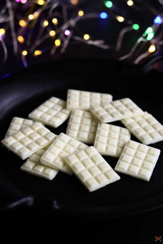 White Chocolate Recipe | How To Make White Chocolate - Sharmis Passions