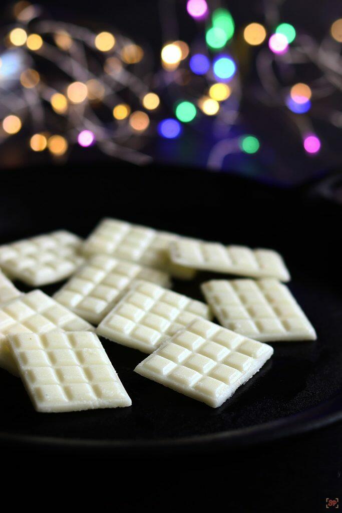 White Chocolate Recipe | How To Make White Chocolate - Sharmis Passions