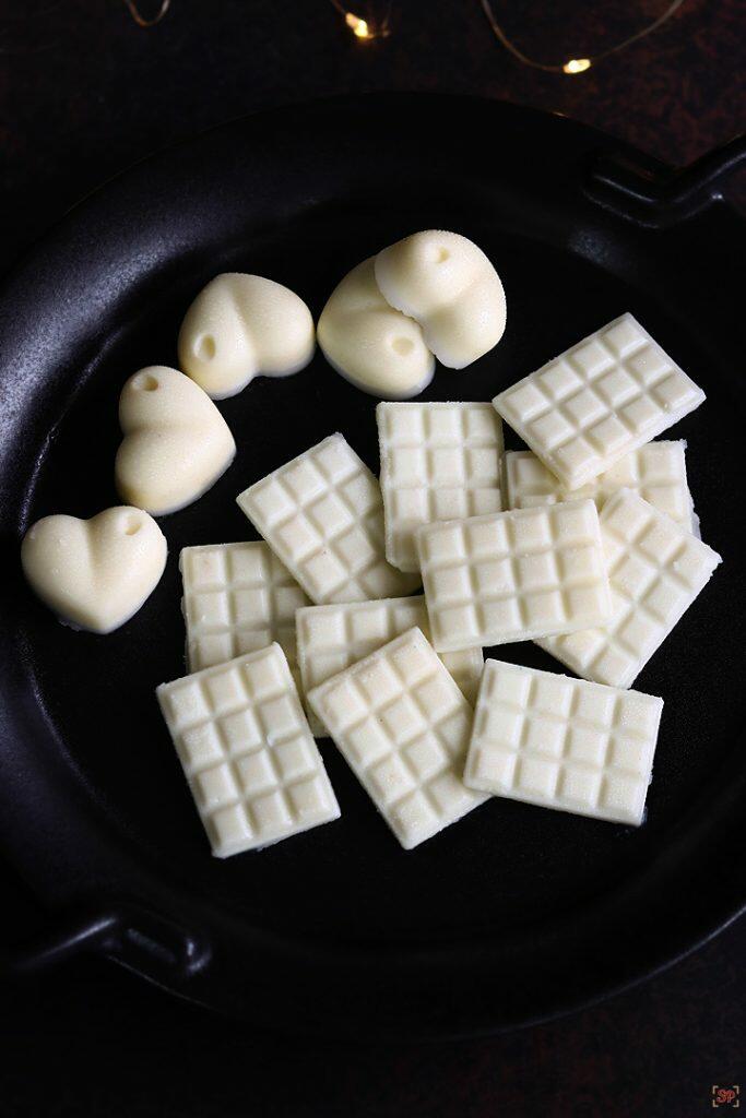 White Chocolate Recipe | How To Make White Chocolate - Sharmis Passions