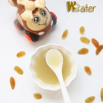 Raisin Water for Babies and Kids - Sharmis Passions