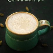 Cardamom Milk Recipe - Sharmis Passions