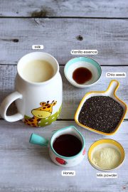 Chia Milk Recipe - Sharmis Passions