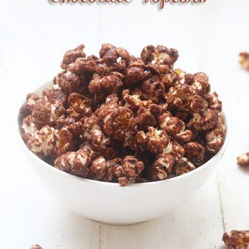 Chocolate Popcorn Recipe - Sharmis Passions