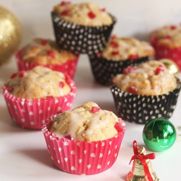 Christmas Morning Muffins Recipe - Sharmis Passions