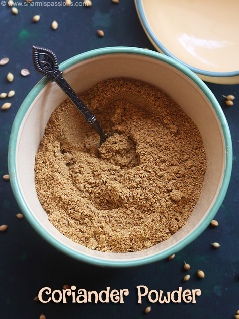 Coriander Powder Recipe | Dhania Powder Recipe - Sharmis Passions