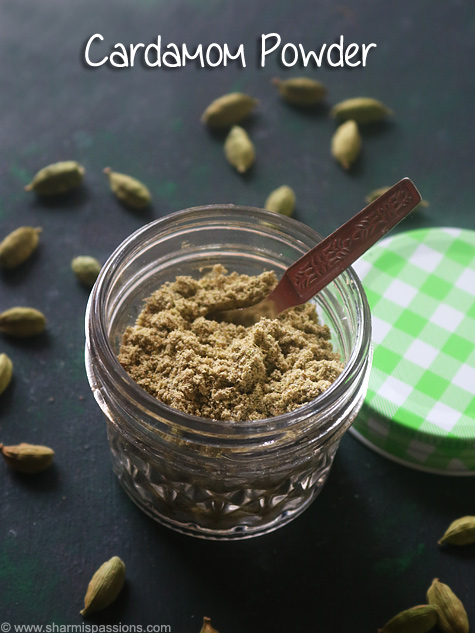 Cardamom powder recipe, How to make cardamom powder at home