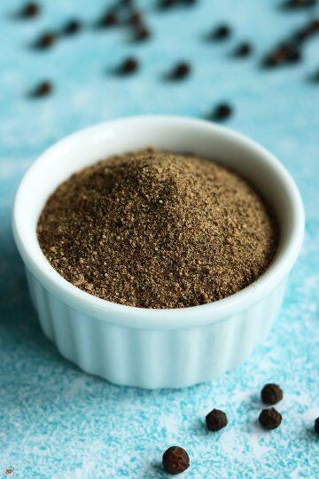 Pepper Powder Recipe | Homemade Pepper Powder - Sharmis Passions