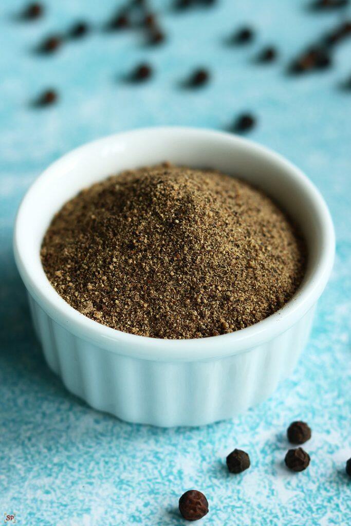 Pepper Powder Recipe | Homemade Pepper Powder - Sharmis Passions