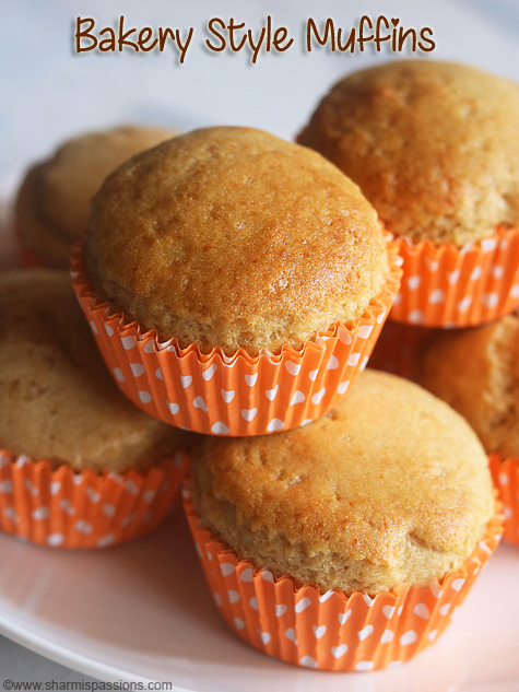 Bakery style vanilla muffins recipe