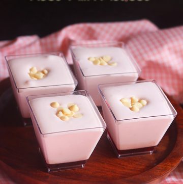Rose Mousse Recipe - Sharmis Passions
