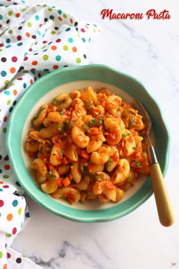 Macaroni Recipe | Macaroni Pasta Recipe - Sharmis Passions