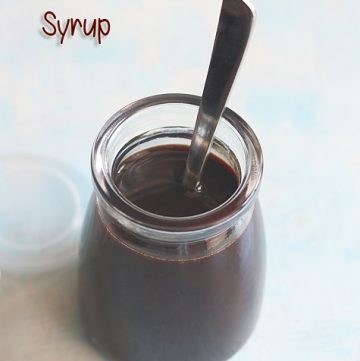 Chocolate Syrup Recipe - Sharmis Passions