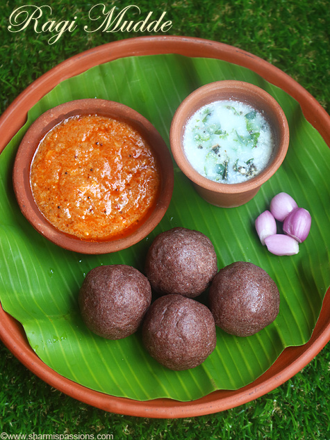 Ragi Mudde Recipe - Sharmis Passions