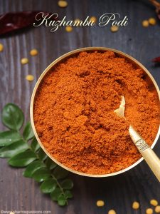 Kulambu Milagai Thool | Kuzhambu Chilli Powder - Sharmis Passions