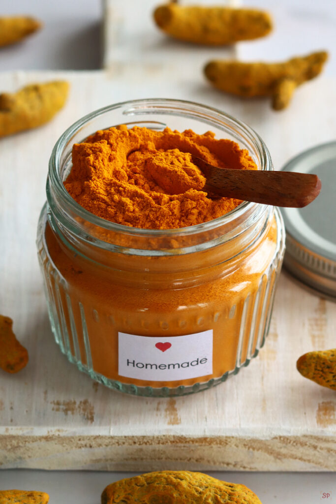 How to make turmeric powder at home | Turmeric Powder Recipe - Sharmis ...