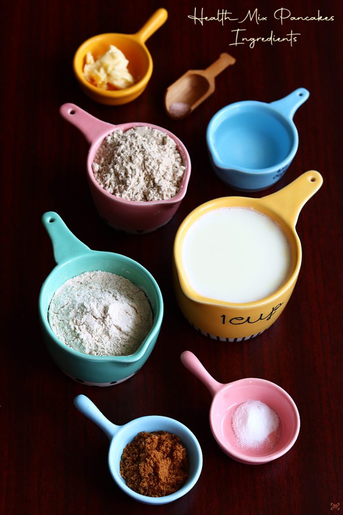 Health Mix Pancakes Recipe - Sharmis Passions