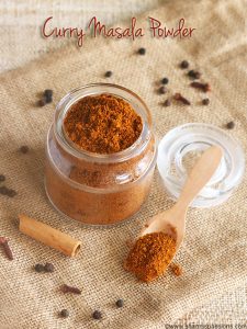 Curry Masala Recipe | Curry Masala Powder Recipe - Sharmis Passions