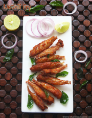 Nethili Fry Recipe | Anchovy Fry Recipe - Sharmis Passions