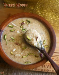 Bread Kheer Recipe | Bread Payasam Recipe- Sharmis Passions