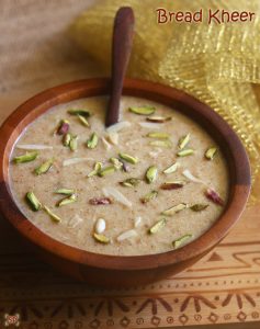 Bread Kheer Recipe | Bread Payasam Recipe- Sharmis Passions