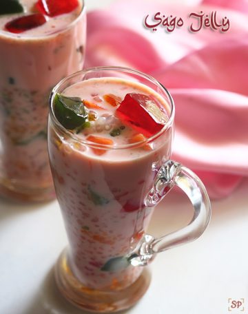 Sago Jelly Recipe - Sharmis Passions