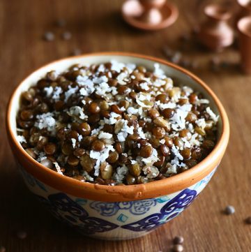 Masoor Dal Sundal Recipe - Sharmis Passions