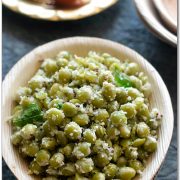Pattani Sundal Recipe | Peas Sundal Recipe - Sharmis Passions
