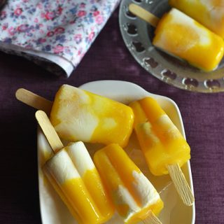 Mango Yogurt Popsicle Recipe - Sharmis Passions