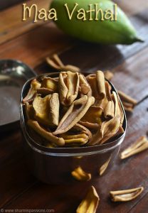 Maa Vathal Recipe - Sharmis Passions