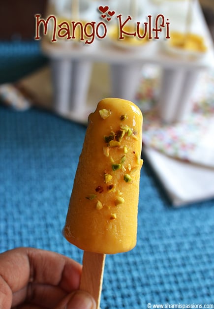 Mango kulfi recipe, How to make mango kulfi recipe