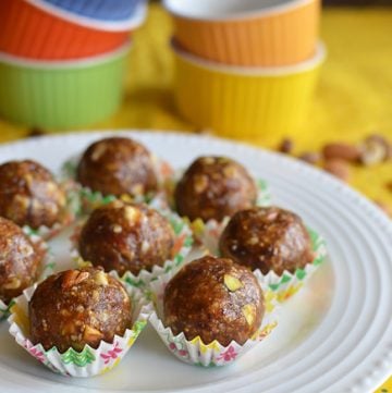 Dry Fruit Laddu Recipe - Sharmis Passions