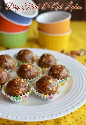 Dry Fruit Laddu Recipe - Sharmis Passions