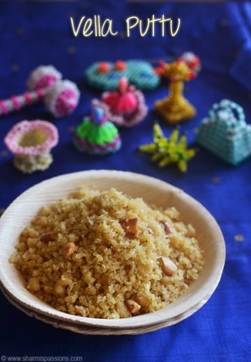 Vella Puttu Recipe - Sharmis Passions