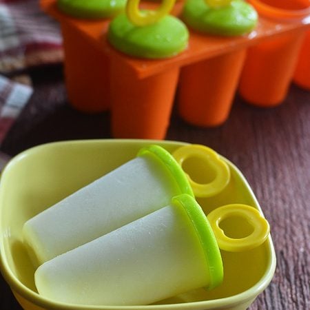 Vanilla Ice Recipe | Vanilla Popsicle Recipe - Sharmis Passions