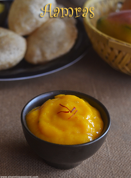 Aamras Recipe - Sharmis Passions