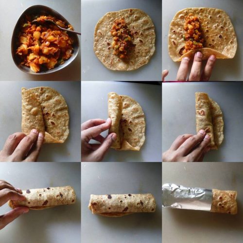 Kati Roll Recipe - Sharmis Passions