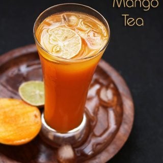 Mango Tea Recipe | Mango Iced Tea Recipe - Sharmis Passions