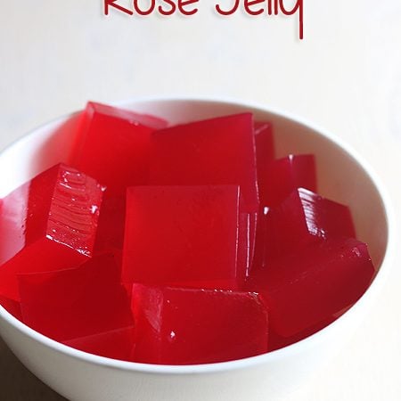 Jelly Recipe | Rose Jelly Recipe - Sharmis Passions