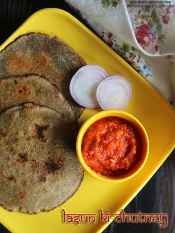 Lehsun Ki Chutney Recipe - Sharmis Passions